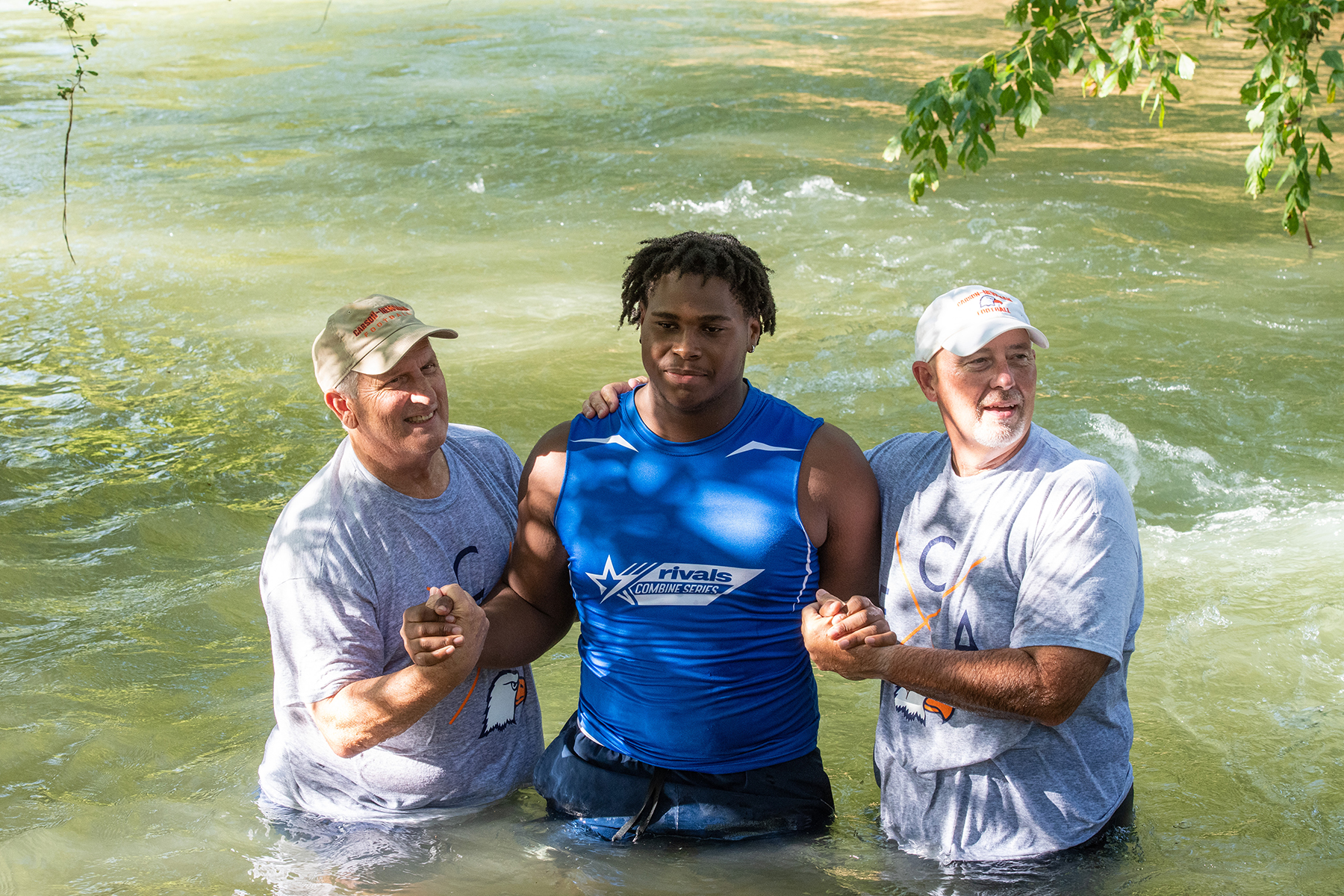 Spiritual walk leads Eagles to cool Mossy Creek currents | Carson ...