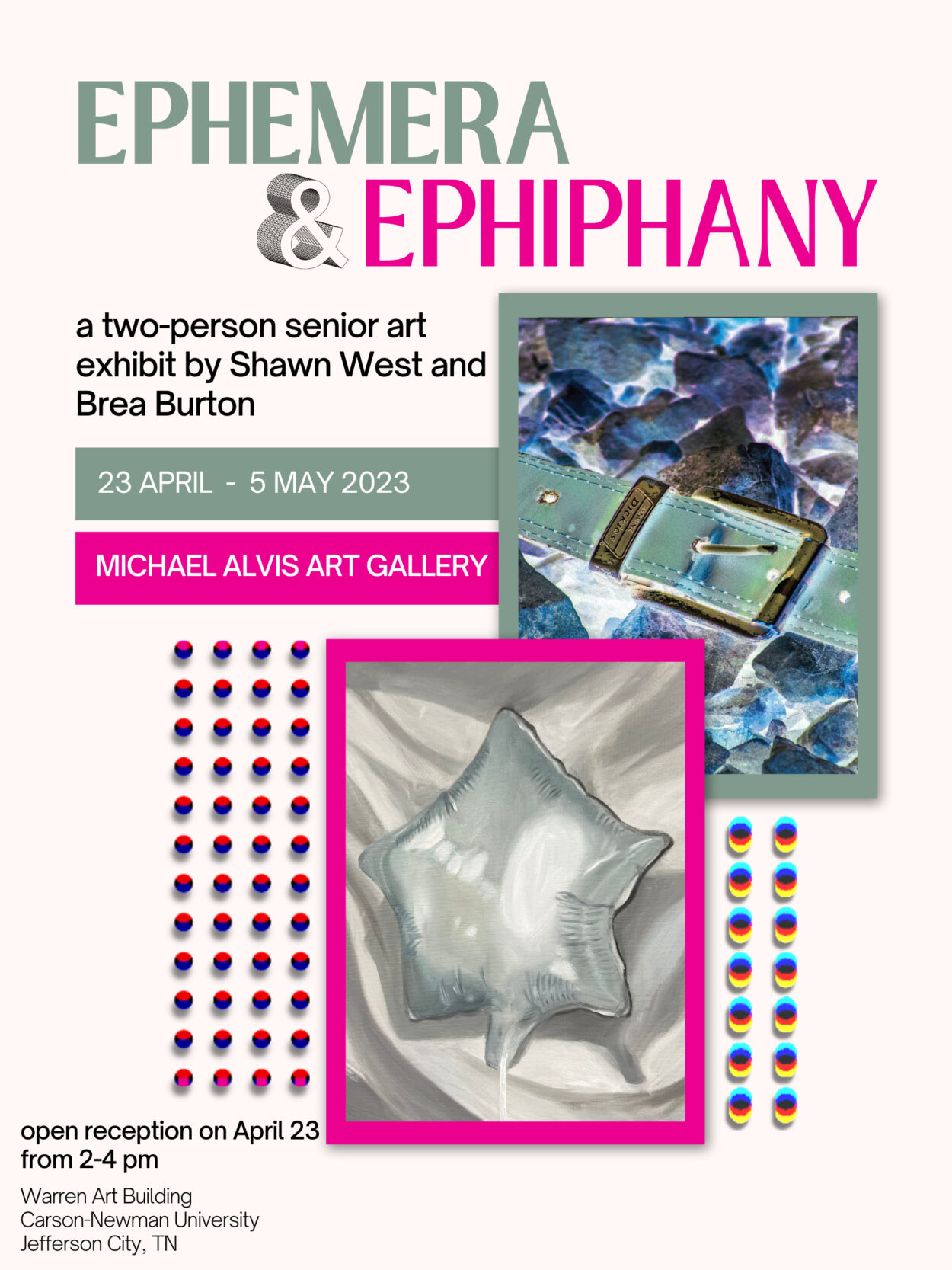 Brea Burton & Shawn West Senior Art Exhibition | Carson-Newman University