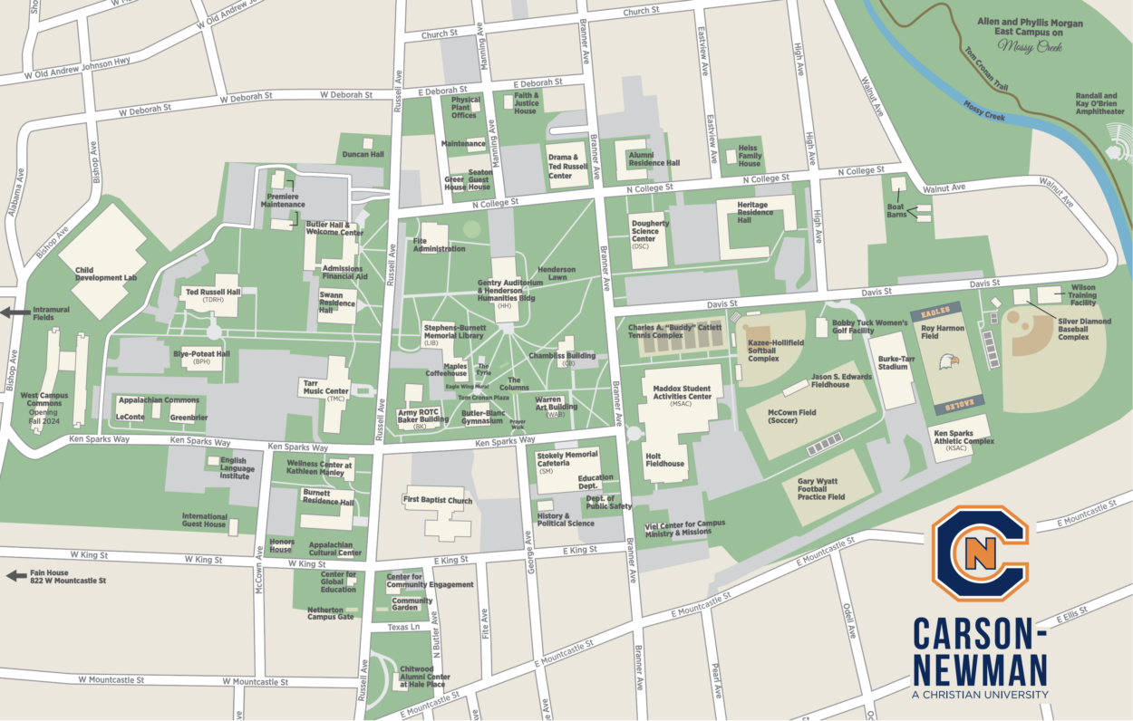 Map & Directions | Carson-Newman University